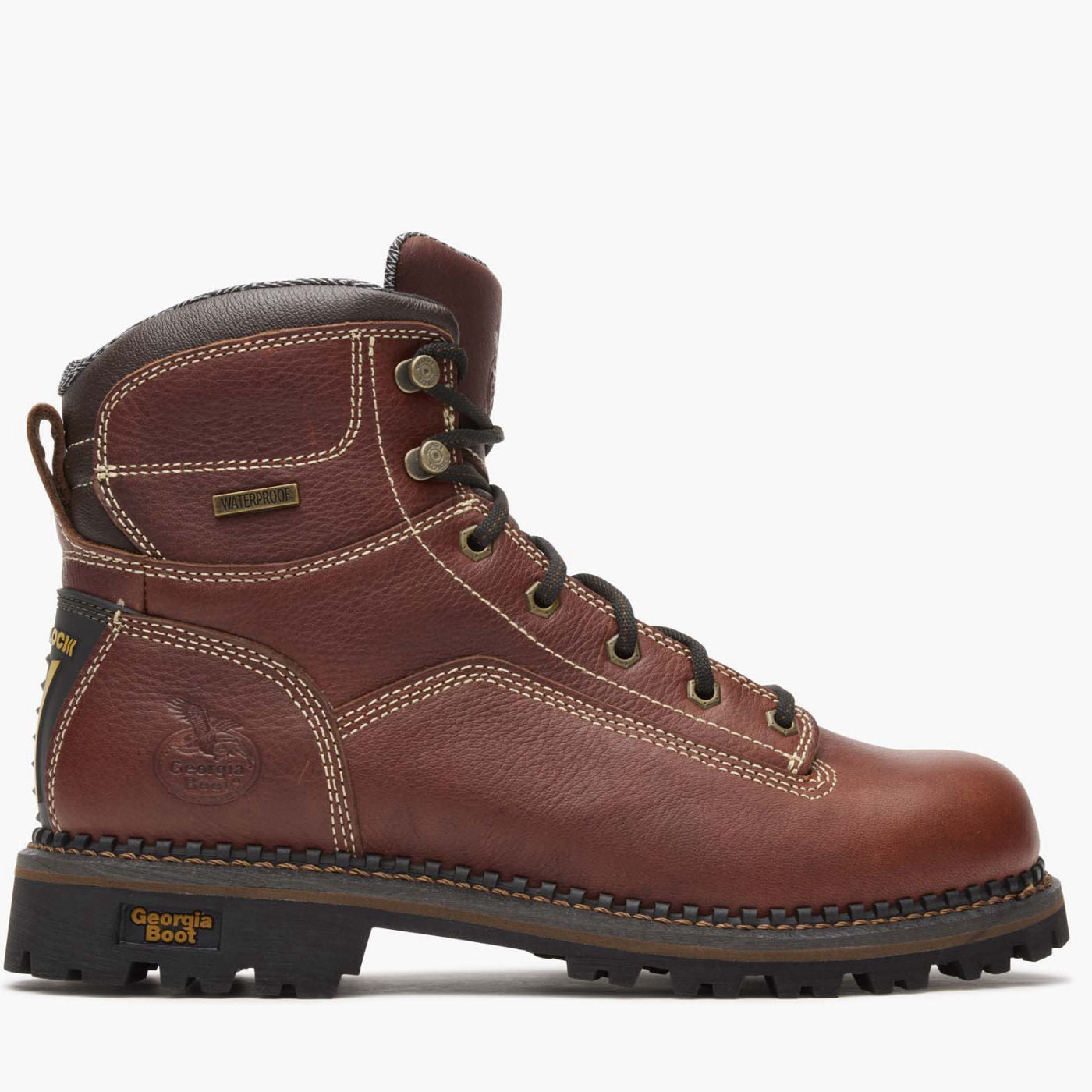 Georgia Boot AMP LT Logger Low Heel Waterproof Work Boot – Lehigh ...